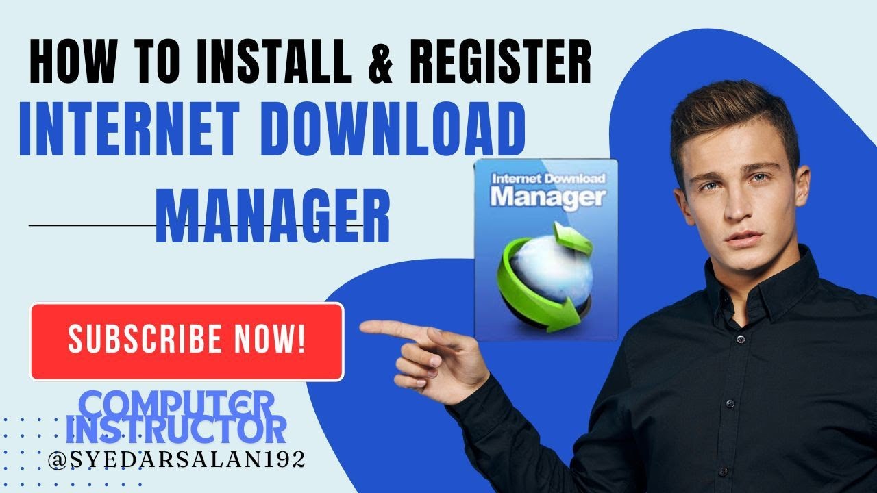 How we can install & Register Internet Download Manager (IDM) - YouTube
