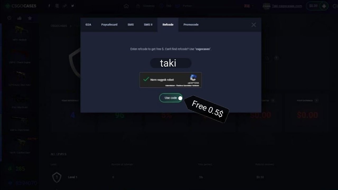 CSgocases com refcode: taki - YouTube