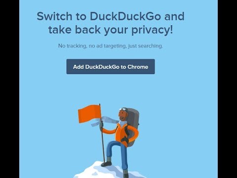 PROTECT YOUR PRIVACY BY USING DUCKDUCKGO BROWSER - YouTube