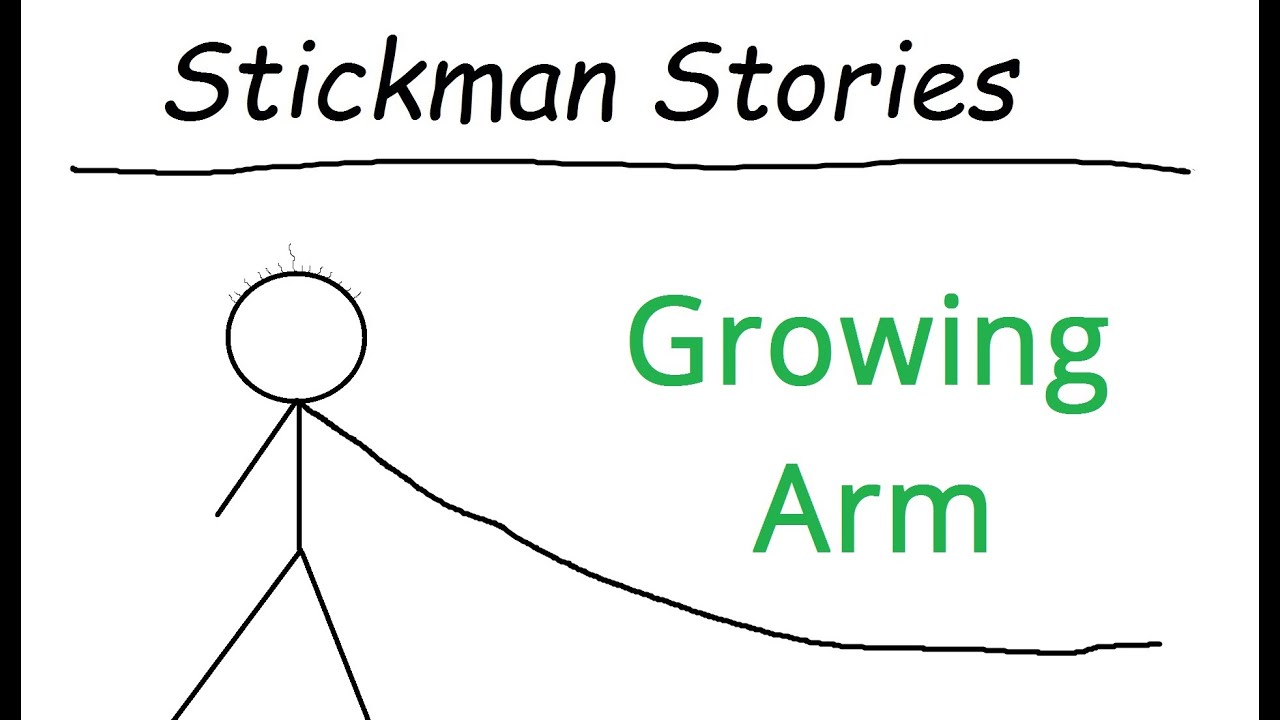 The Growing Arm - Stickman Stories - YouTube
