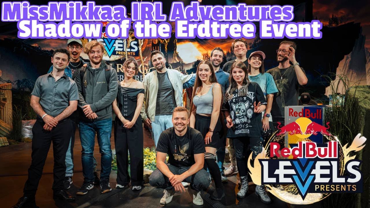 IRL | Red Bull Levels: Shadow of the Erdtree Event | MissMikkaa - YouTube