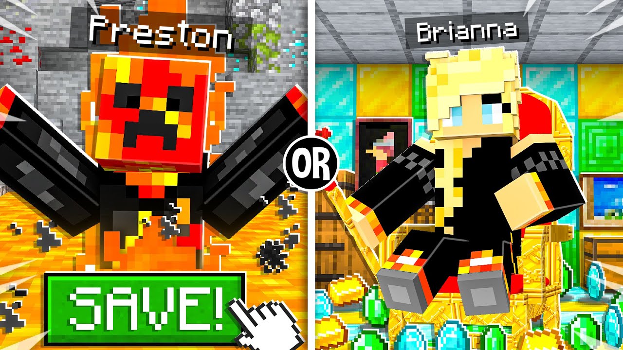 EXTREME Minecraft Would You Rather with Preston! - Challenge - YouTube