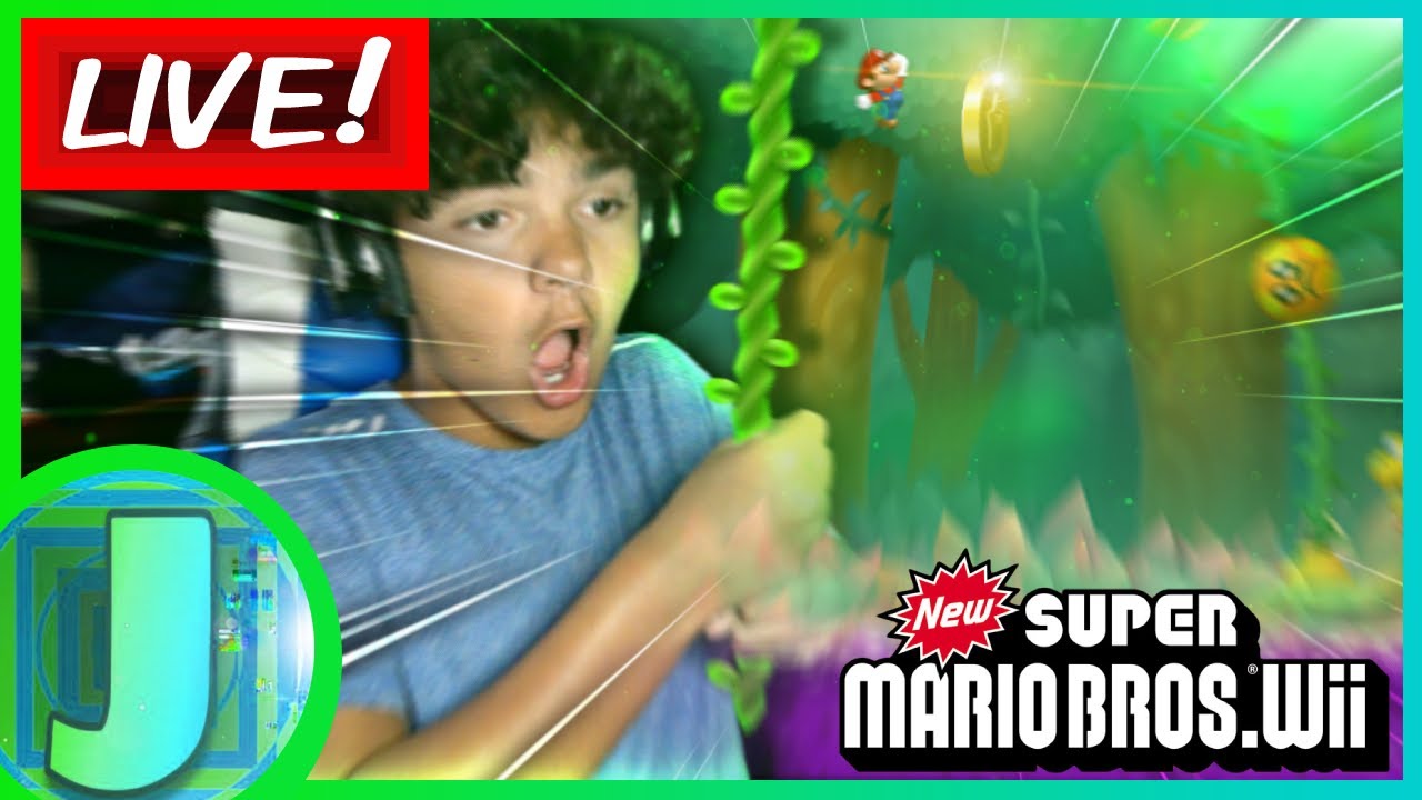 SWINGING on VINES inside THE JUNGLE. [Super Mario Bros Wii] - Part 5 ...