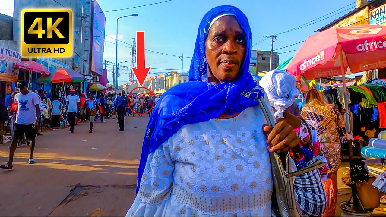 🇬🇲Gambian- SerreKunda Market Walk - YouTube
