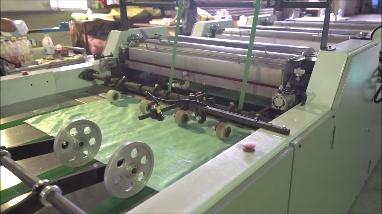 cutting and sewing and printing all in one machine 3 colors - YouTube