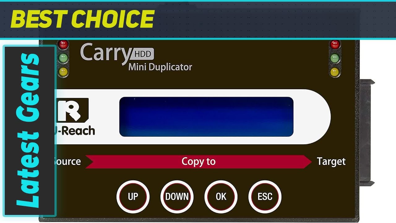 U-Reach PRO118 Portable SATA/IDE HDD Duplicator: The Ultimate Data Solution! - YouTube