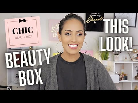CHIC Beauty Box September October 2020 Unboxing & Try On - YouTube