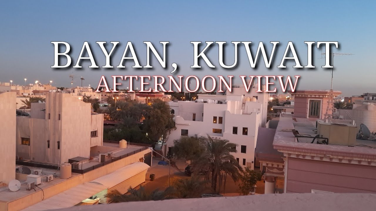 AFTERNOON VIEW in BAYAN, KUWAIT |afternoon vlog | Brieh Frances - YouTube
