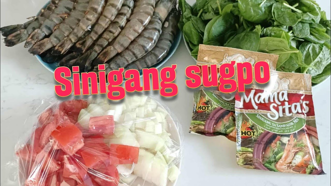 sinigang sugpo with spinach #madamlamonadverture - YouTube