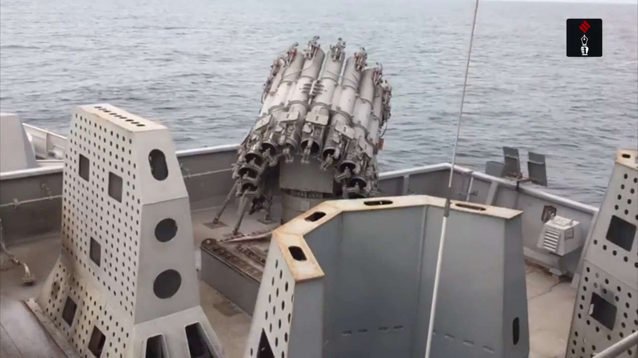 Watch Rockets Getting Fired from INS Kiltan - YouTube