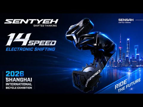 SENSAH 14-Speed Electronic Shifting Details + Real-World Shifting Demo
