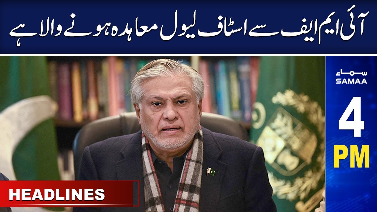Samaa News Headlines 4PM | SAMAA TV | 8th April 2023 - YouTube