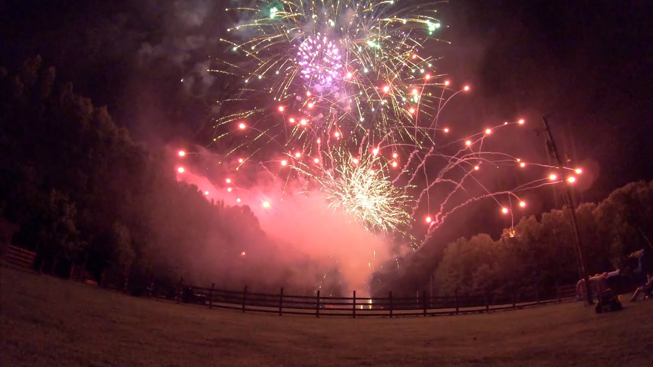 Huge backyard July 4th, 2020 fireworks display at the Compound - YouTube