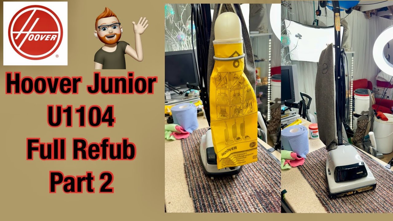 Hoover Junior U1104 Full Refurb Part 2 @beko1987 @VacuumWars - YouTube