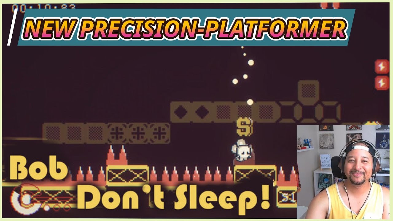 This New Pixel Precision-Platformer is HARD (Bob Don't Sleep) Ep.1 - YouTube