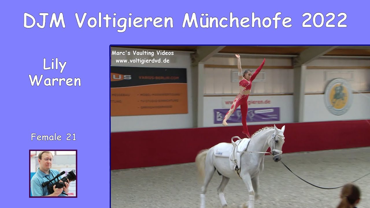 Lily Warren - Female 21 - DJM Münchehofe 2022 - YouTube