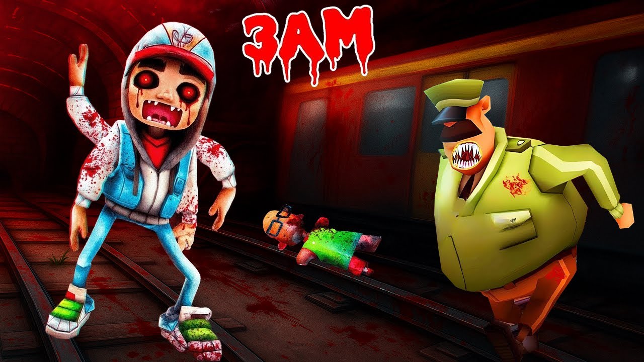 Subway Surfers Horror CHAPTER 1 & 2 All Jumpscares Scary Moments ...