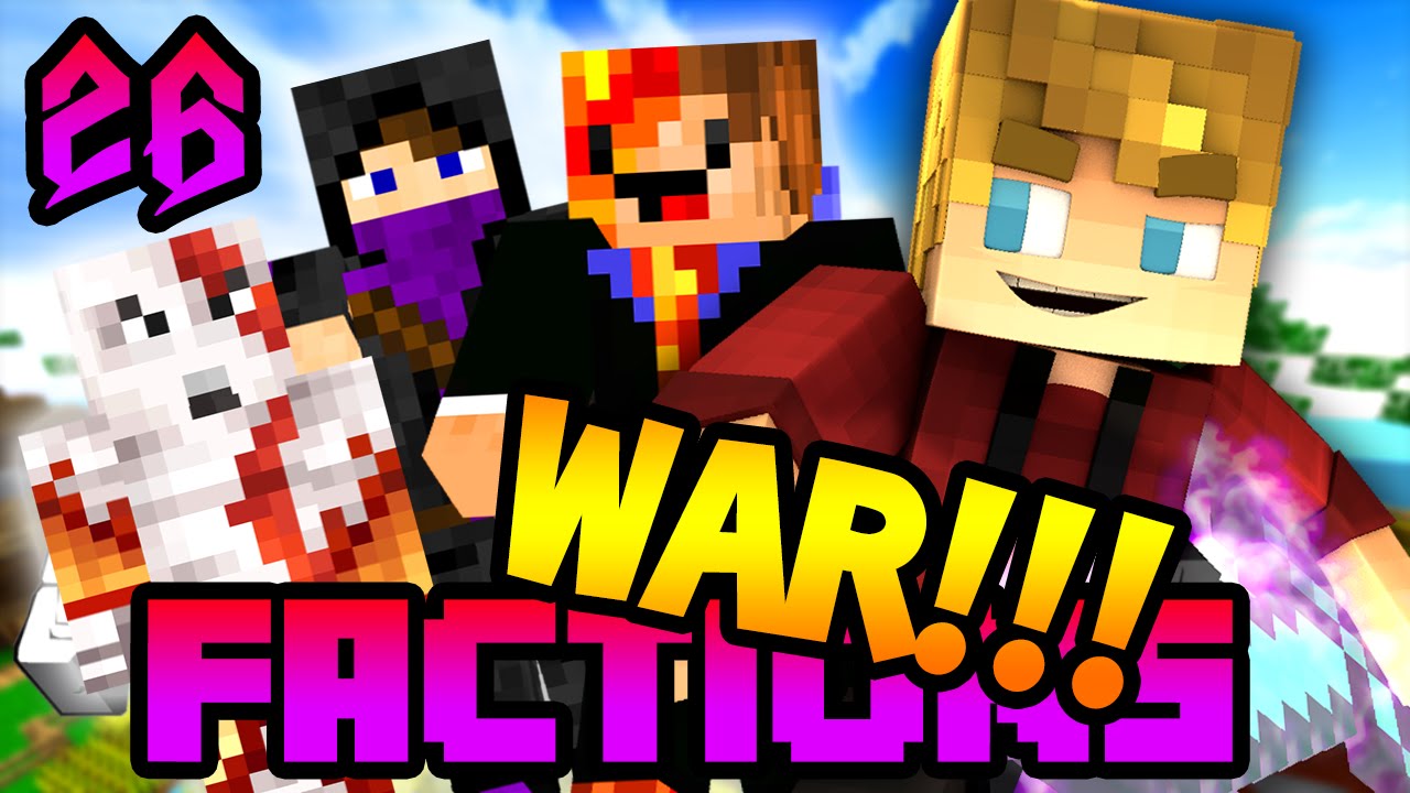 Minecraft Treasure Wars Factions "5v5 WAR!" Episode 26 (Minecraft ...