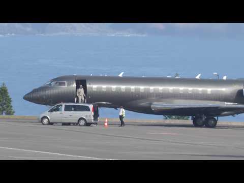 CRISTIANO RONALDO FAMILY Arriving at Madeira Airport Youtube