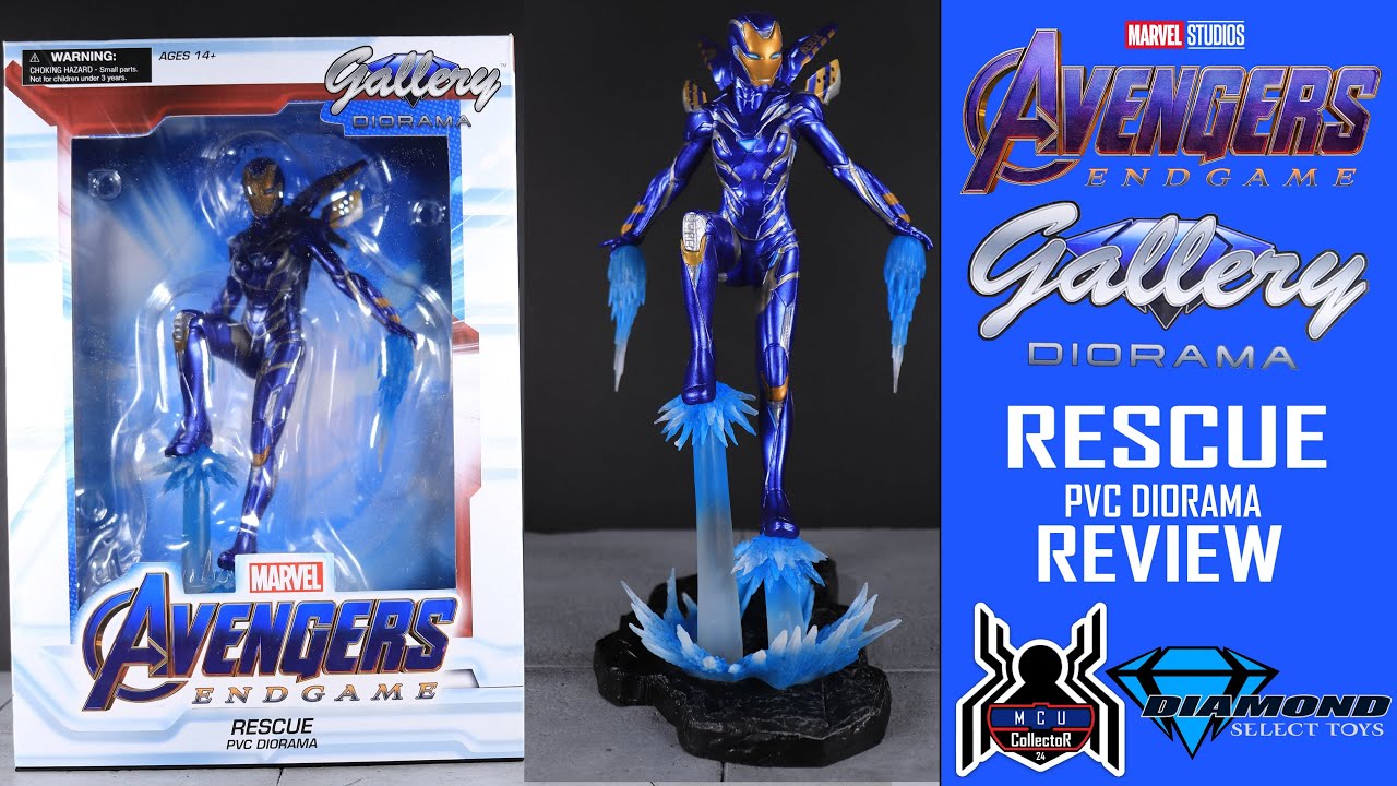 Diamond Select Marvel Gallery Avengers Endgame RESCUE PVC Diorama ...