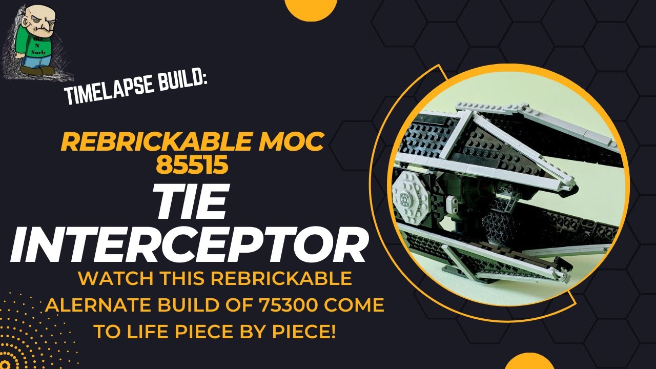 Tie Interceptor Rebrickable Alternate build MOC using the 75300 Tie ...