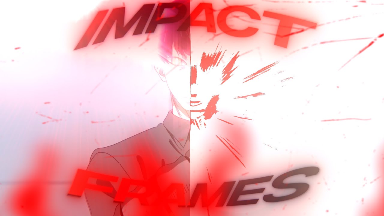 How to make IMPACT FRAMES in AFTER EFFECTS with only 3 EFFECTS (AMV ...