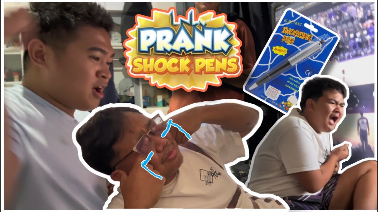 SHOCKING PEN PRANK ON MY FRIENDS! - YouTube