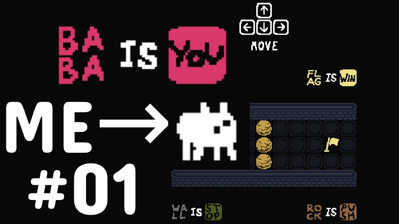 The Ultimate Logic Puzzle | Baba is You | Part 1 - YouTube