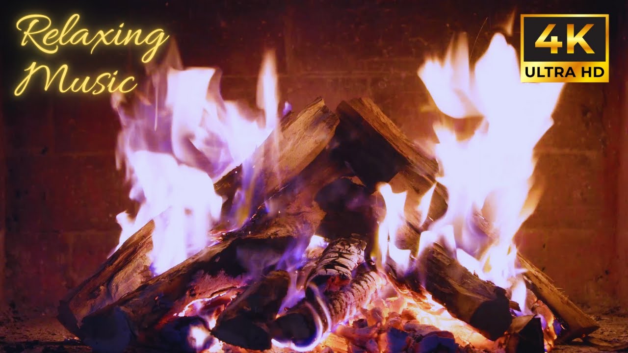 🔥 Light Up Your Screen with the Most Relaxing Fireplace Ever in 4K ...