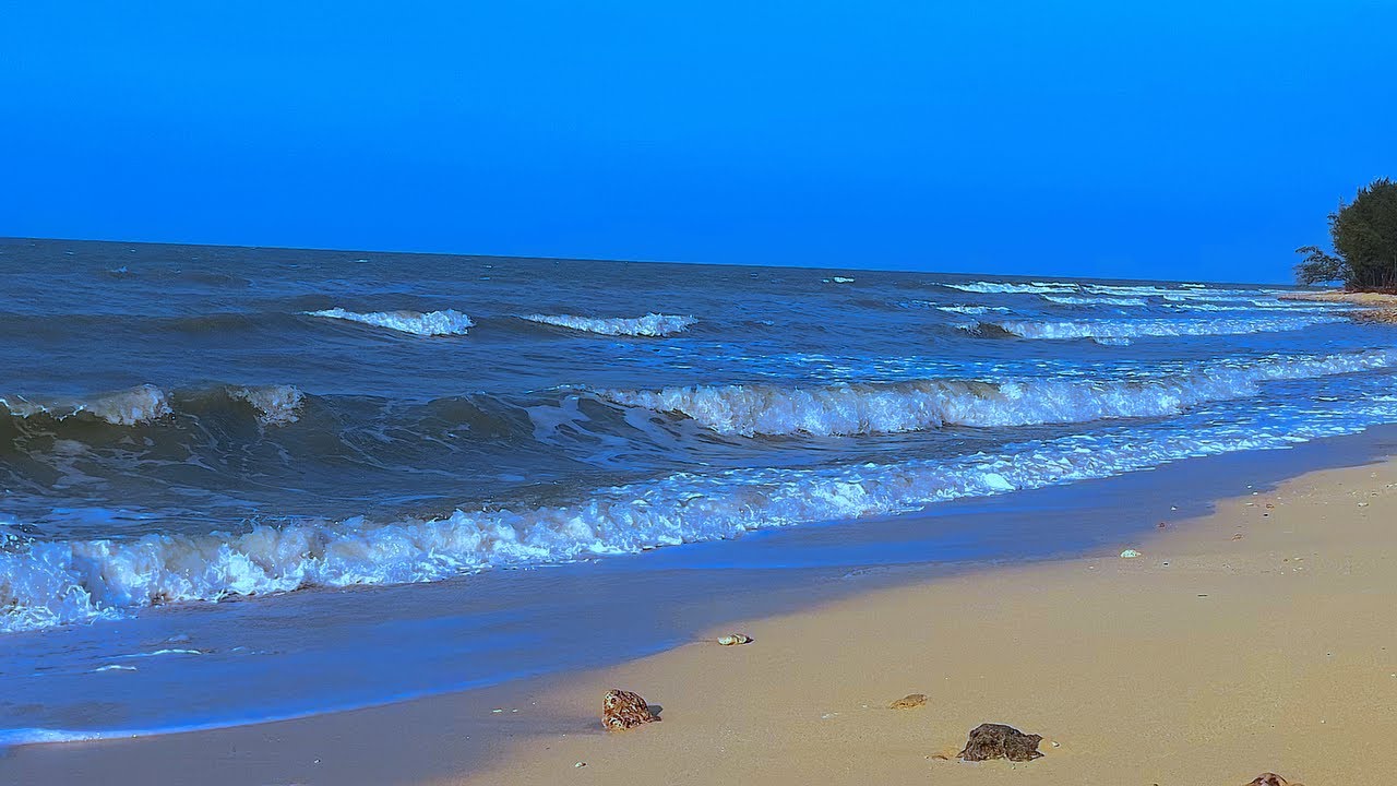 🔴Calm Sea and Relaxing Sound of Waves, Beach Perfection, Blue Waters ...
