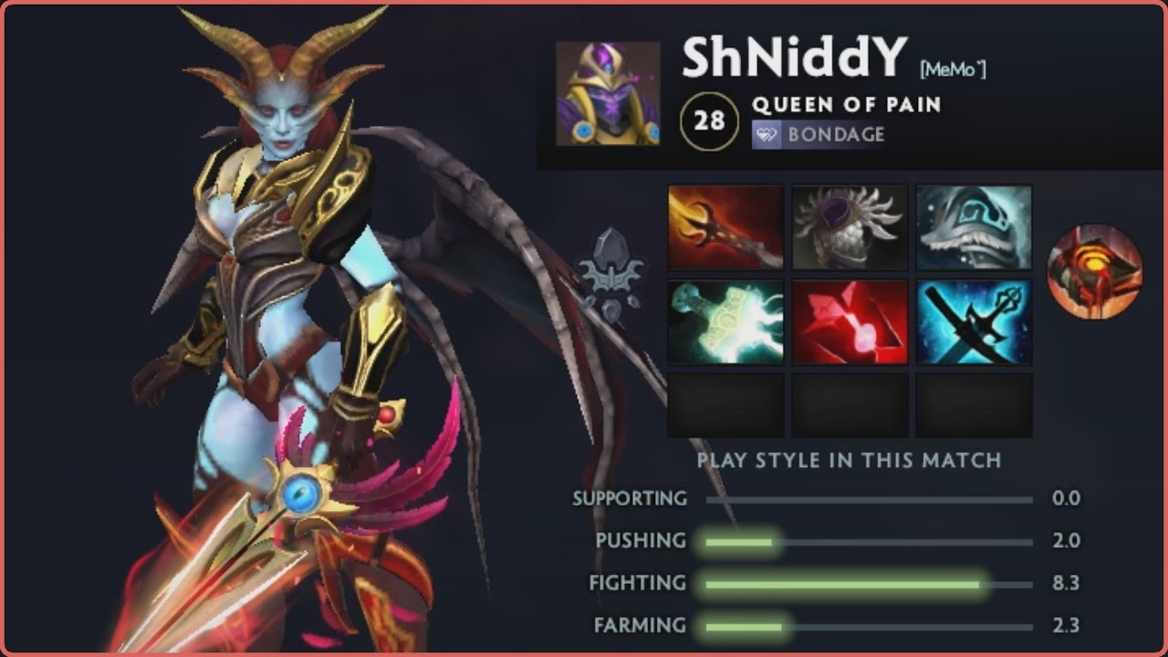 QUEEN OF PAIN - Stupid Playing BEST Damage Dealer - dOTA gAMEpLAY - YouTube