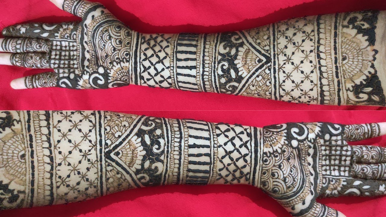 Easy Bridal Mehndi Designs For Eid Ramzan And Wedding functions||Easy Henna Bridal Mehndi #henna ...