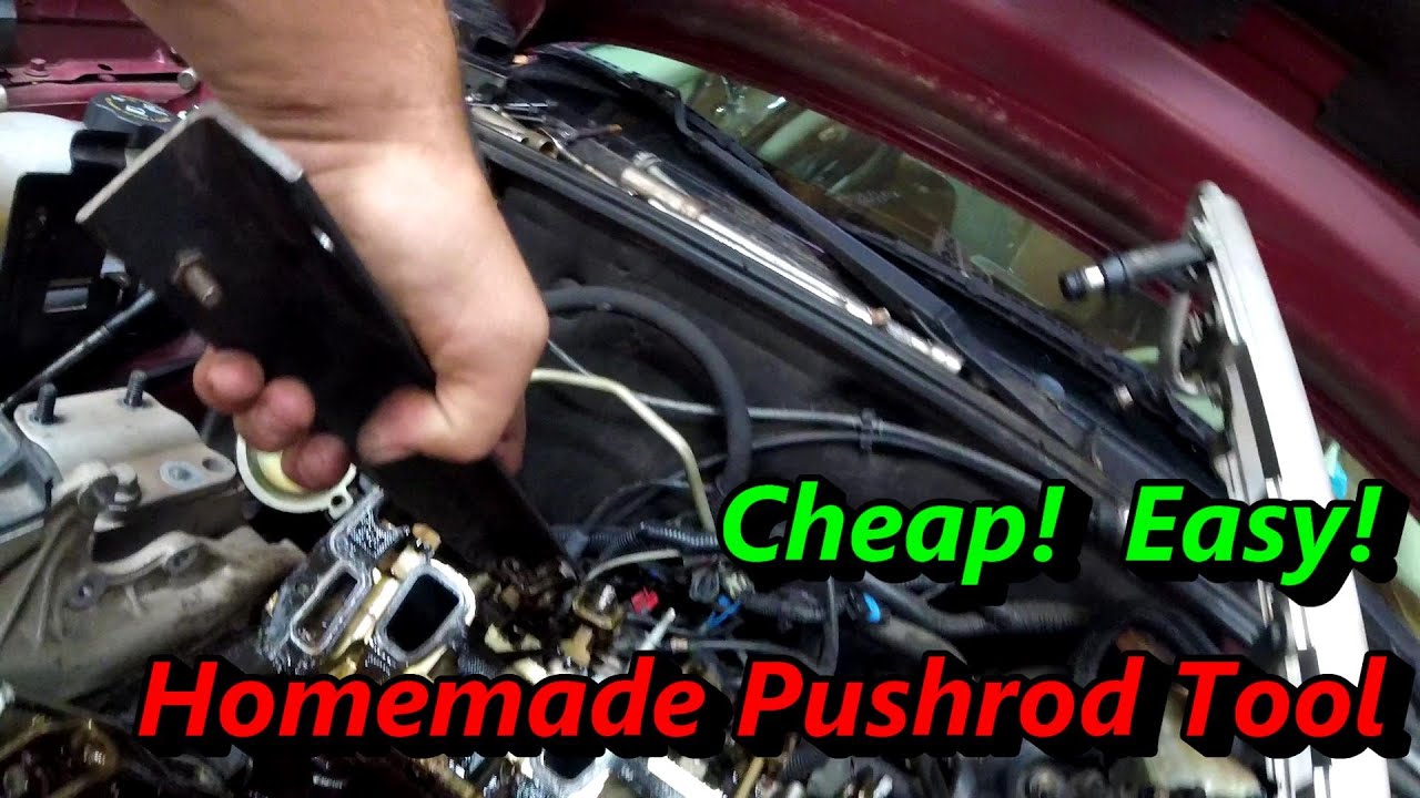 Homemade Pushrod Removal Tool Lisle #48300 Chevy 3.1 3.4 3.8 - YouTube