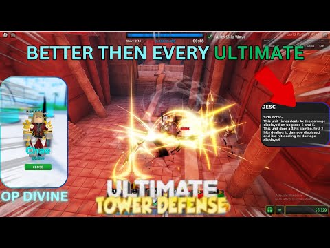 THIS NEW DIVINE IS BETTER THEN ULTIMATES... (ultimate tower defense ...