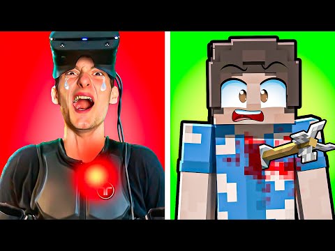 Minecraft Ama GERÇEK HAYATTA HASAR ALIYORUM? 🤕