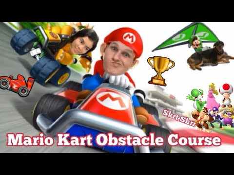 Mario Kart Obstacle Course! - YouTube