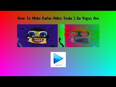 How To Make Radar Pulse Train 2 On Vegas Pro (New Effect)