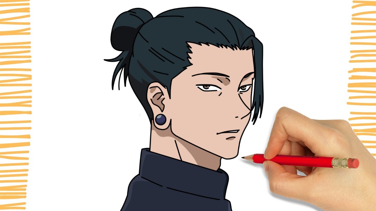 Como Dibujar a SUGURU GETO I JUJUTSU KAISEN I FACIL - YouTube