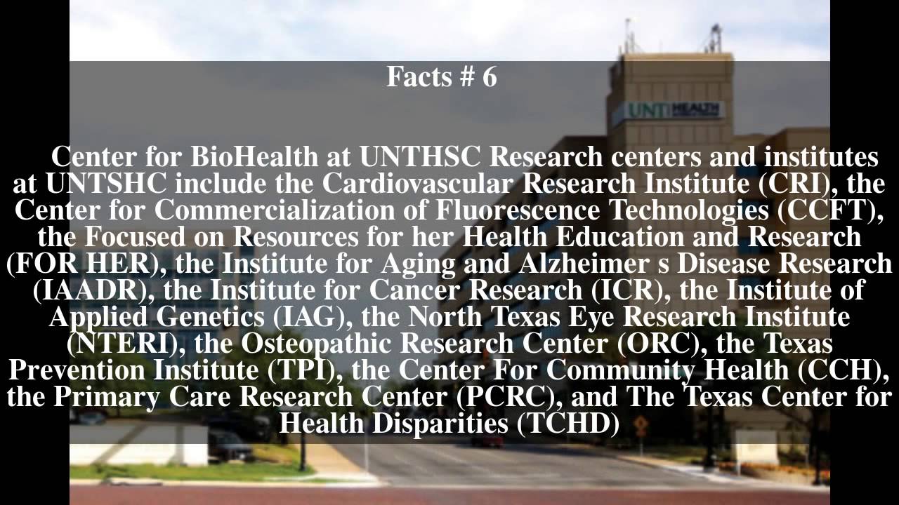 University of North Texas Health Science Center Top # 12 Facts - YouTube