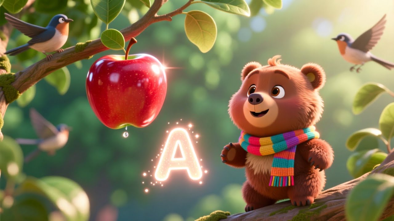 Learn ABCs with Bear 🐻 Fun Alphabet Song for Kids | Toddler ABC ...