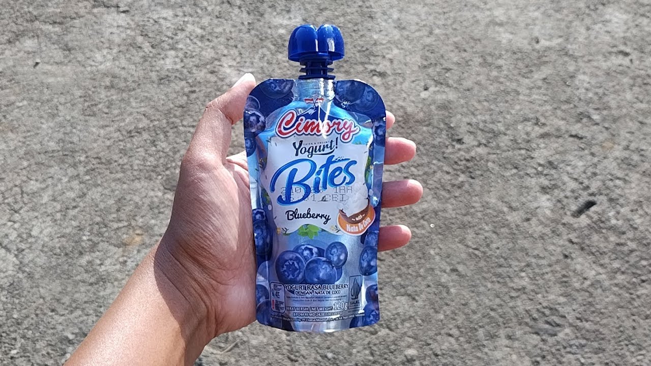 Review Produk #2992 : Cimory Yogurt Bites Blueberry - YouTube
