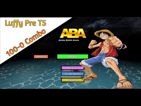 Luffy Pre time skip 100-0 combo Anime Battle Arena - YouTube