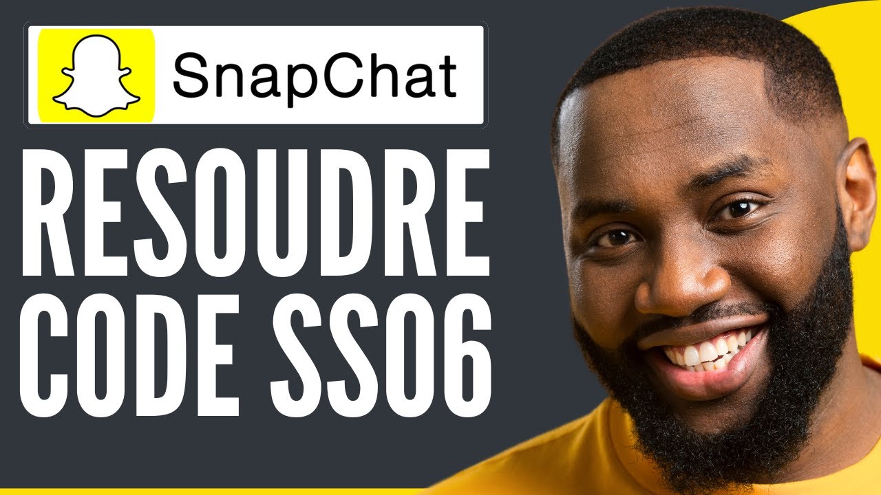 Comment Réparer Le Code De Support Snapchat SS06 2025 ( FACILE ) - YouTube
