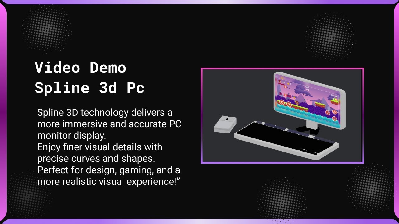 Demo video spline 3d pc - YouTube