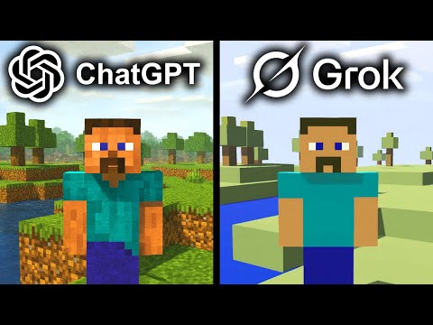 ChatGPT vs Grok Make Minecraft