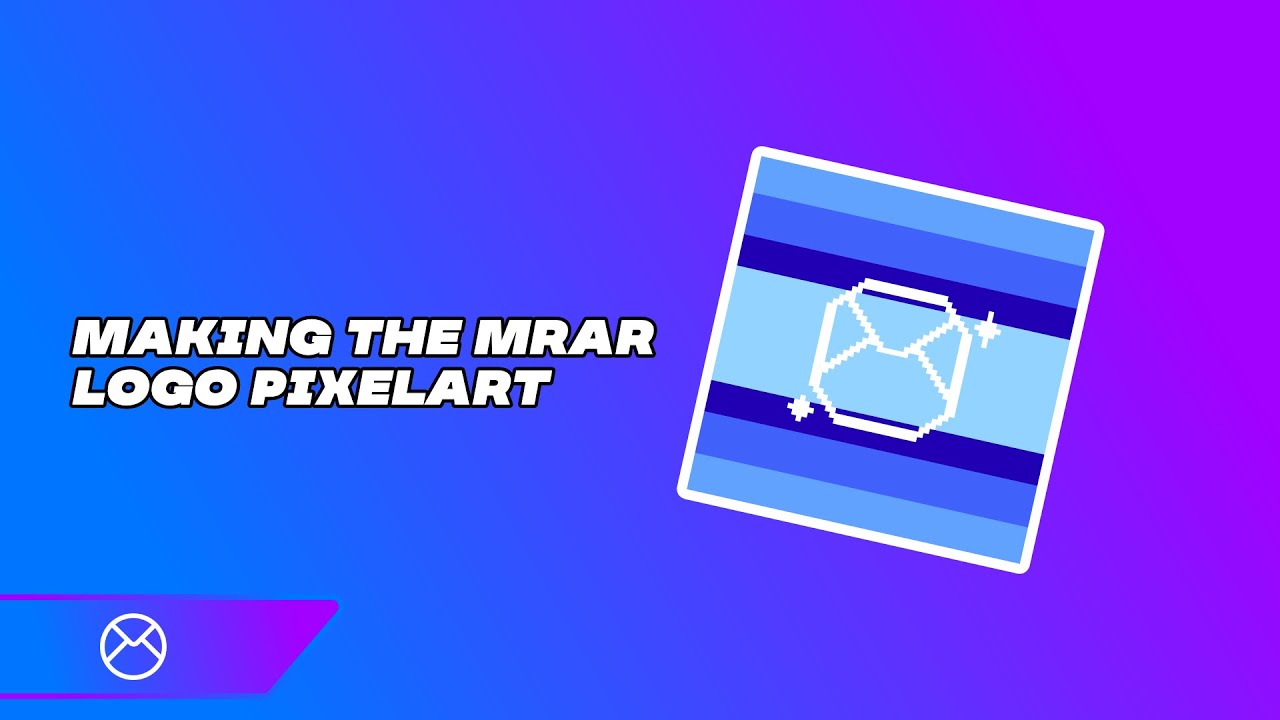 Mrar: Making The Mrar Logo Pixelart - YouTube