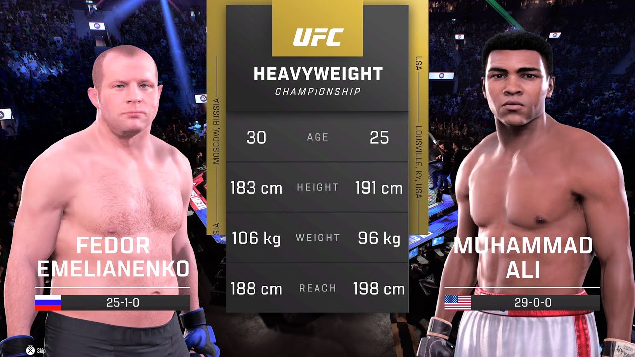 Fedor Emelianenko vs Muhammad Ali Full Fight - UFC 5 Fight Night - YouTube