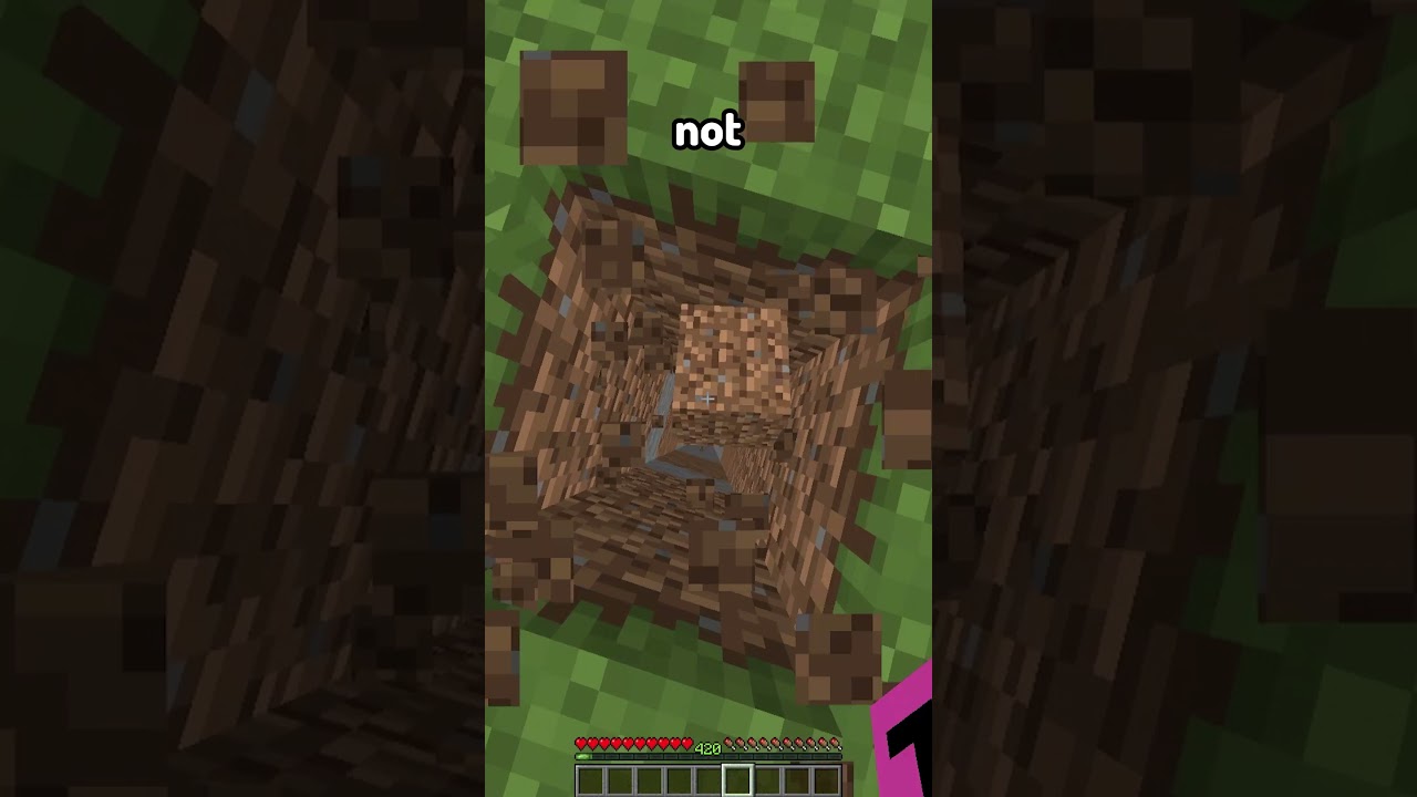 Why you don't dig straight down in Minecraft... - YouTube