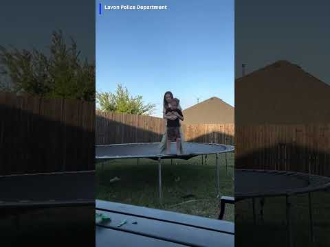 Sister saves choking brother