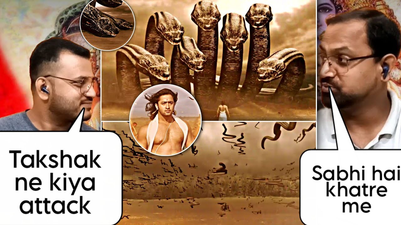 Mahabharat Episode 123 Part 1 | Reaction | Takshak attacks the Pandavas ...